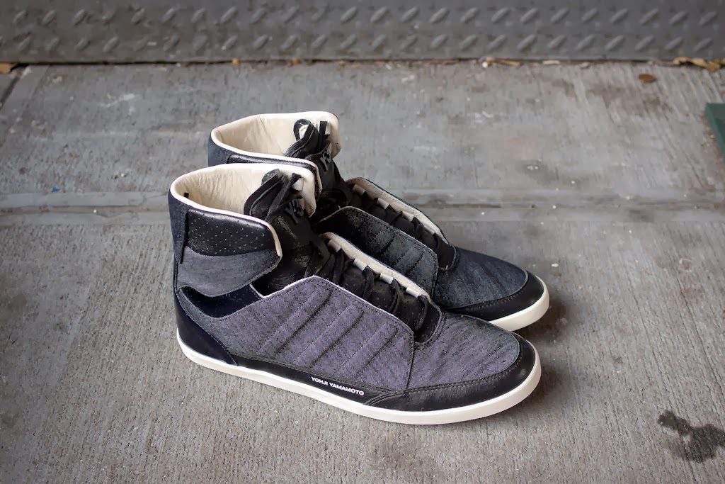 Y-3 Honja High - Black Denim - SneakerBox