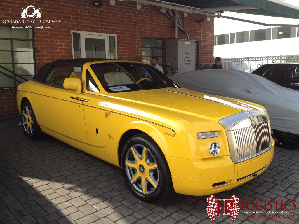 SouLSteer.com: Yellow painted Bijan Rolls-Royce Phantom Drophead Coupé ...
