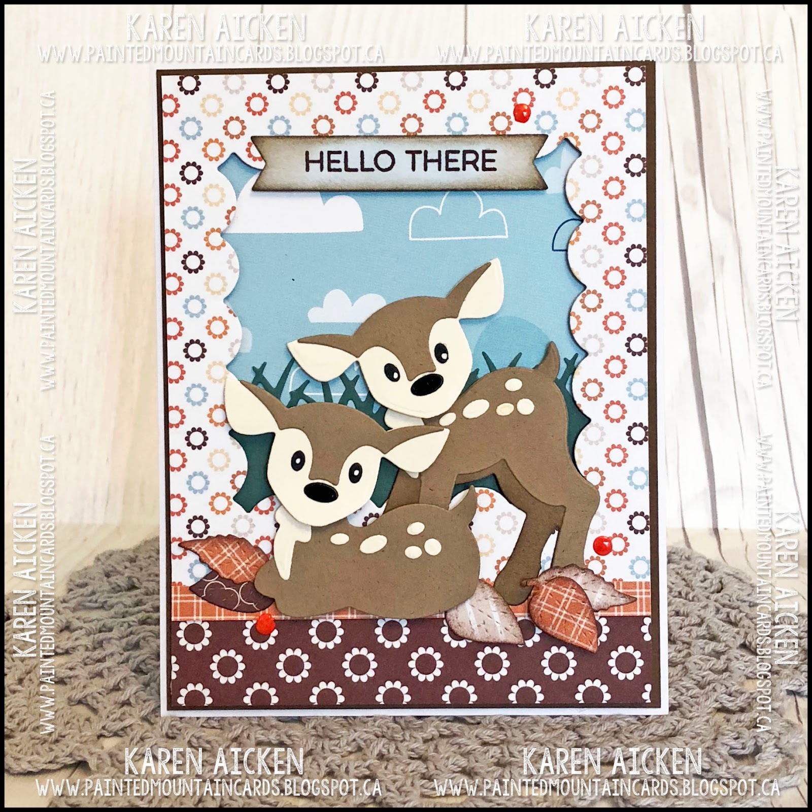 Painted Mountain Cards: Hello There Deer
