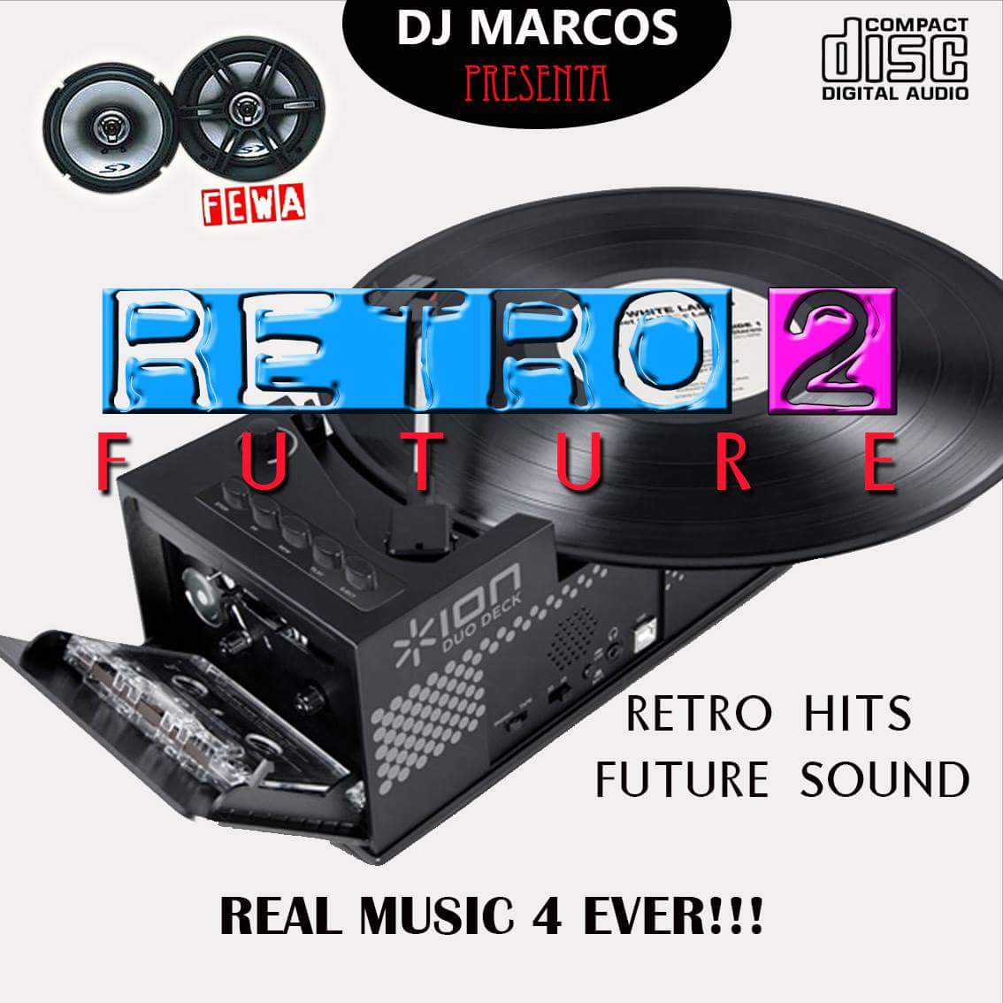 FM CACHI 105.5 Mhz - LA PODEROSA: RETRO FUTURE 2- Retro Hits... Future ...