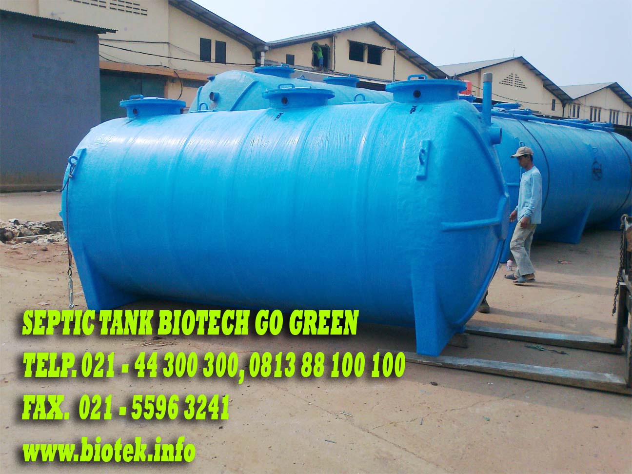 Septictank , Atap Fiberglass, Tanki Air, dan Toilet Portable ...