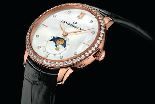 eava: Girard-Perregaux 1966 moon phase ladies watch, to explore the ...