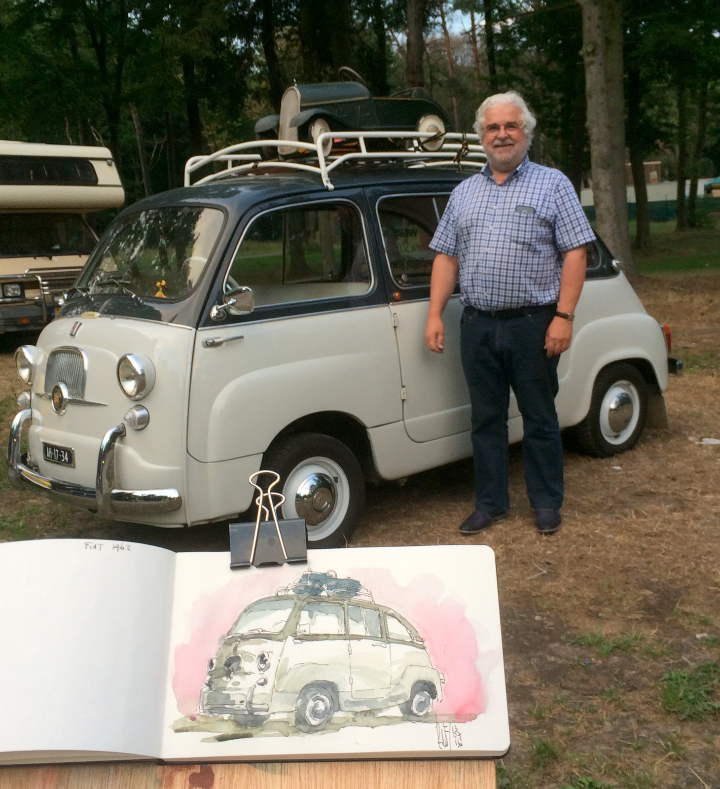 rene fijten sketches: Fiat 600 Multipla