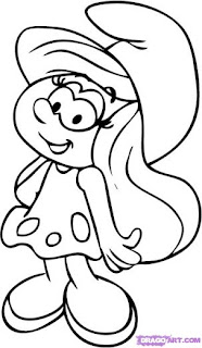 Jocuri pentru copii mari şi mici: Ştrumfi de colorat - fişe de ...