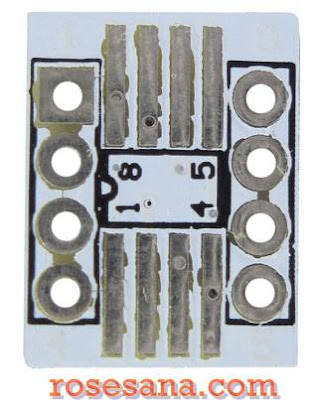 2R Hardware & Electronics: 8 Pin SOIC to DIP board converter