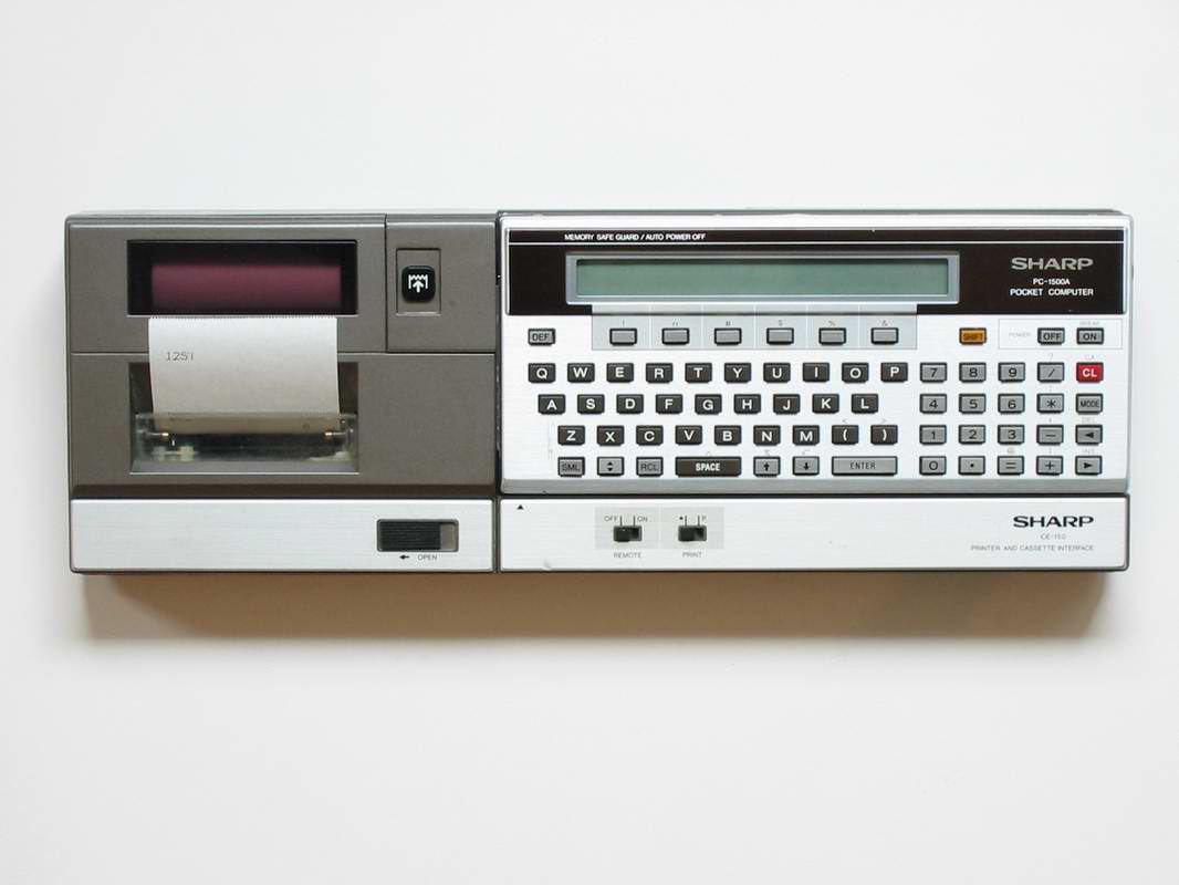 The calculator Lab: SHARP PC 1500 y Tandy TRS 80 PC 2