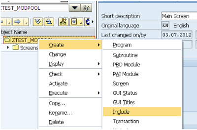 SAP Blogs: Step by Step Module pool program