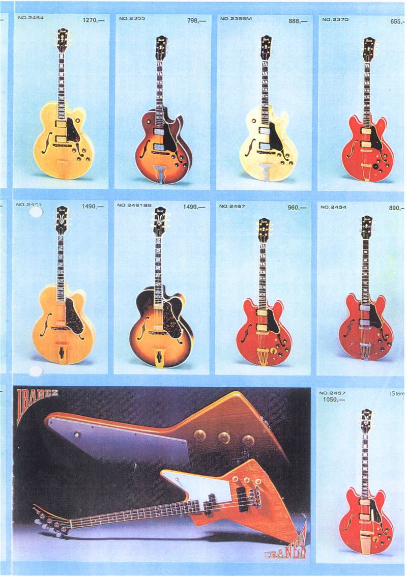 Flat Eric's Bass & Guitar Collection: Ibanez 2459B Destroyer and a ...