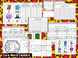 Colors and Kindergarten: Sight Word Centers!!!!!