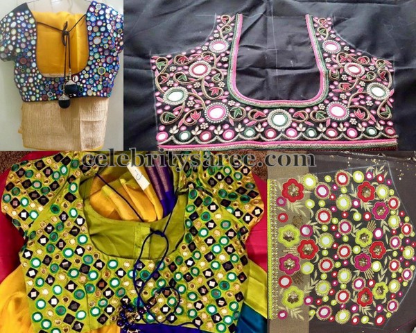 Mirror Work Blouse Collection - Saree Blouse Patterns