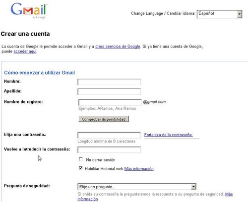 Como crear una cuenta en Gmail? | Cuaderno Informatica