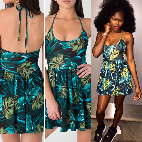 StyleFixxDaily: DAILY CELEB STYLE: MODUPE ADEYEYE - JUNGLE LEAVES PRINT ...