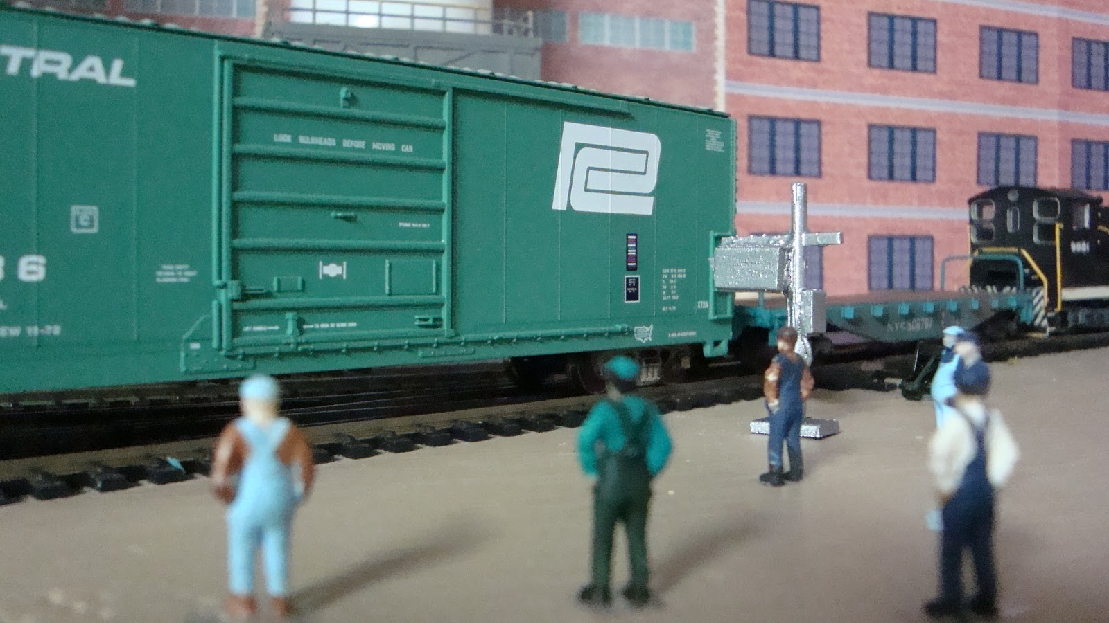 New York Central Train Layout: A.C.I. Label Blitz