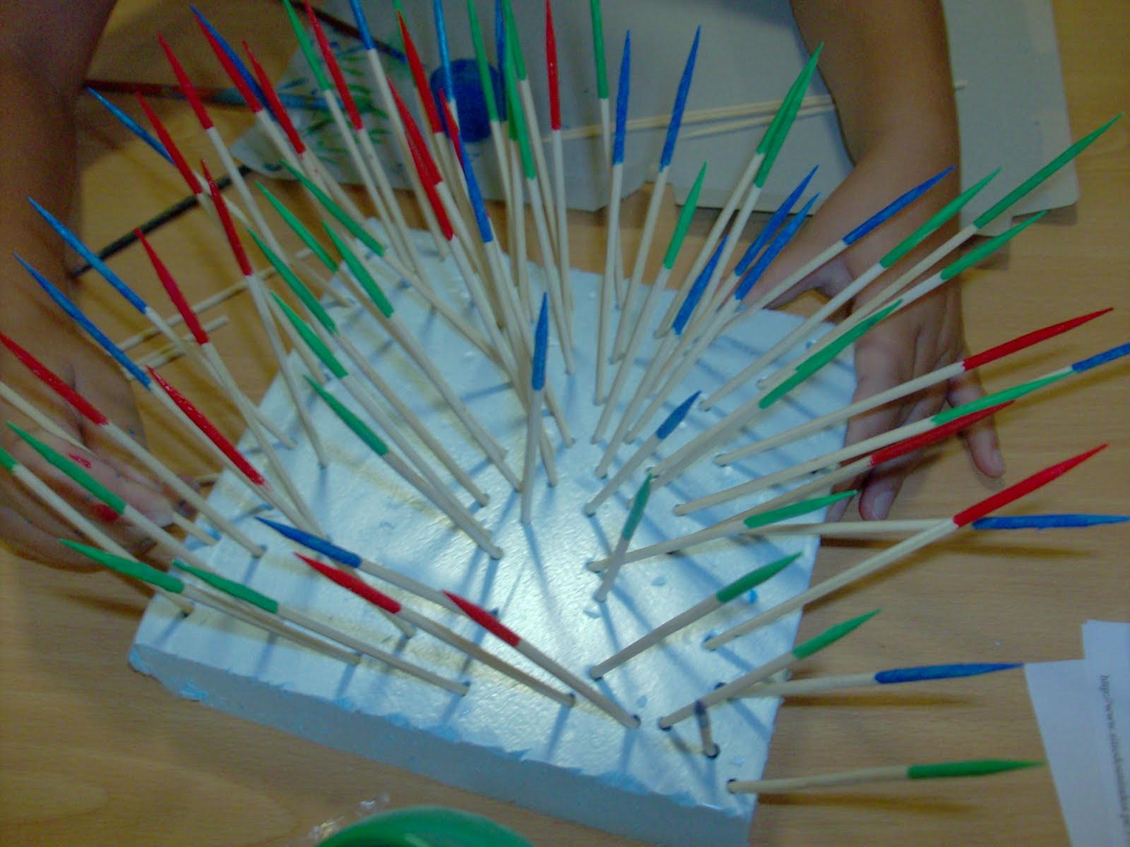 Reuse Crafts: Mikado Game made with Skewer Sticks