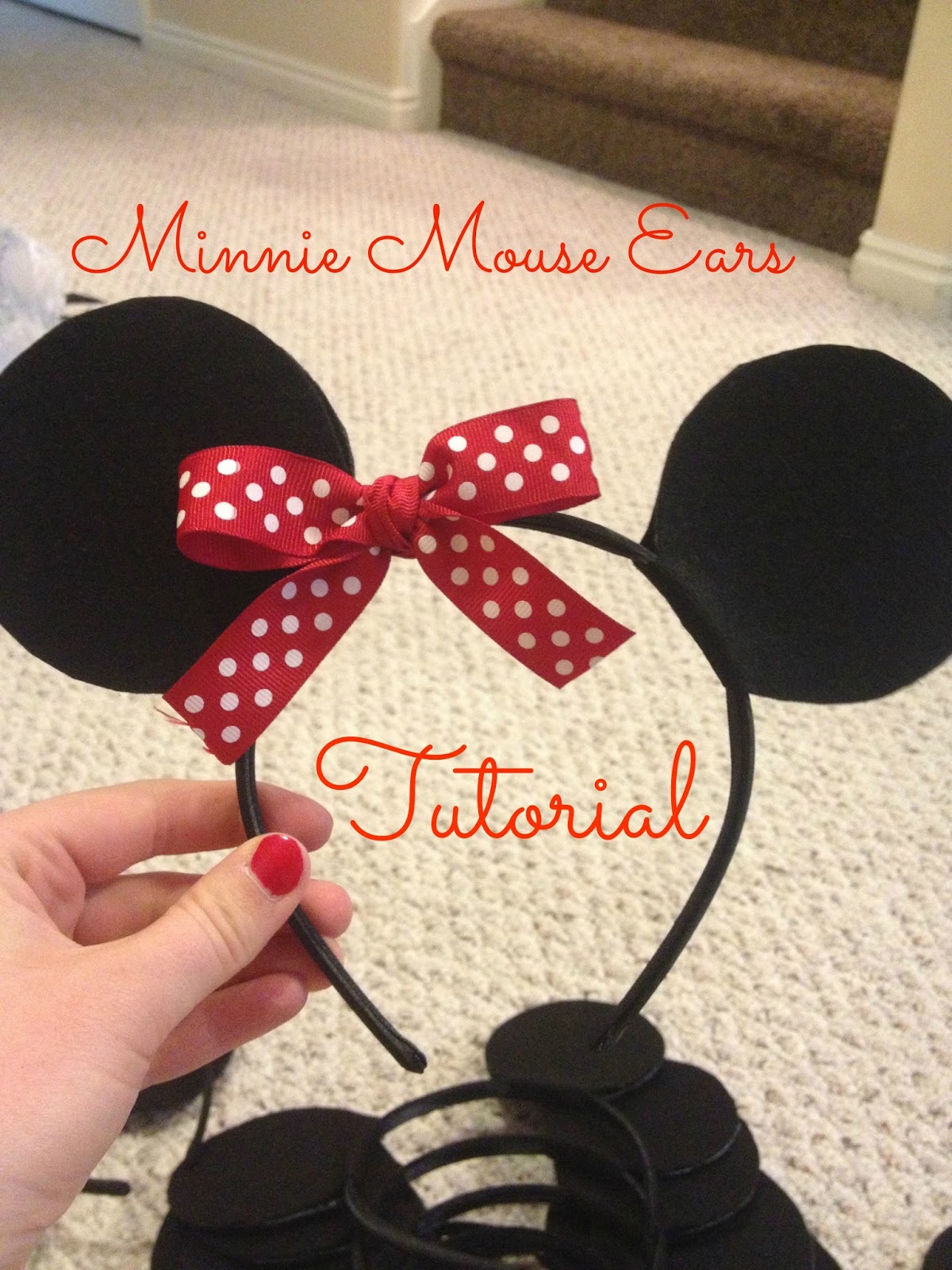 Two Points For Honesty Minnie Mouse Headband Tutorial Two Points For Honesty Minnie Mouse Headband Tutorial