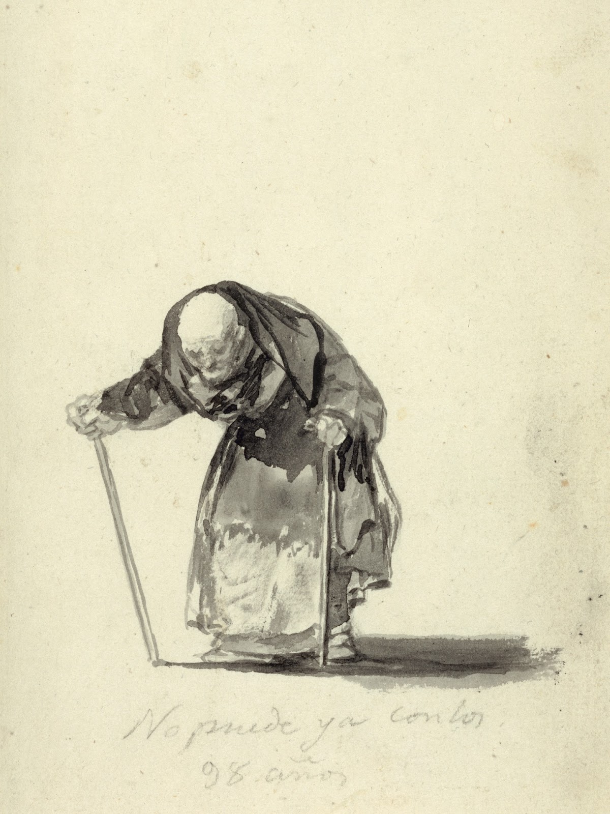 Francisco Goya: Kan ikke mere, som 98-årig