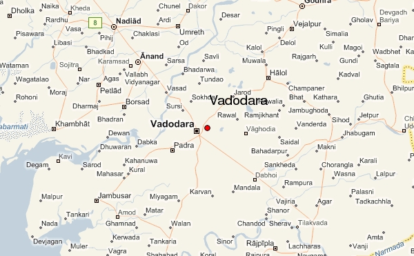 आम्ही बरौडेकर!: Vadodara City Map, District Map & Distance Chart