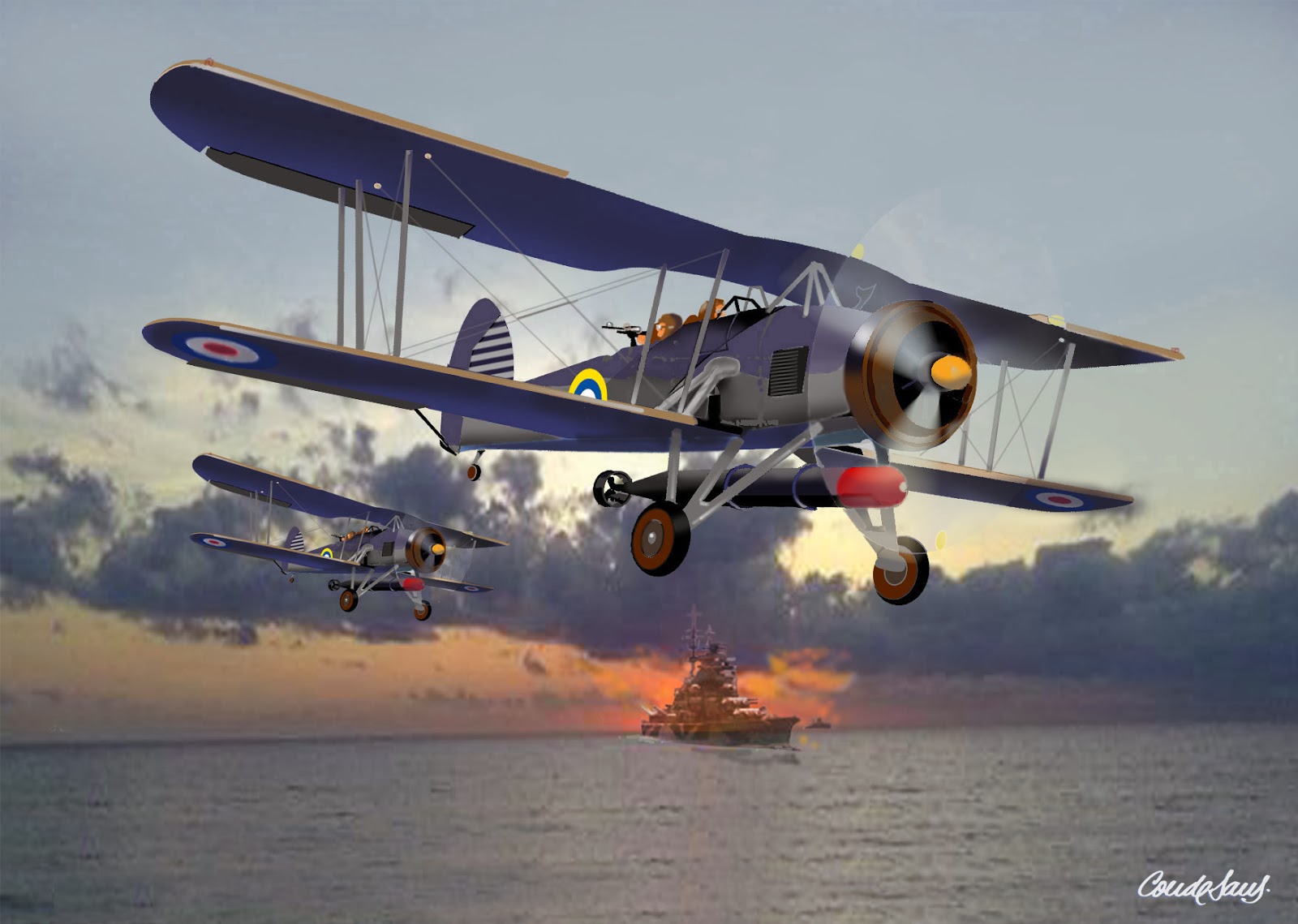 cromos m. conde: FAIREY SWORDFISH
