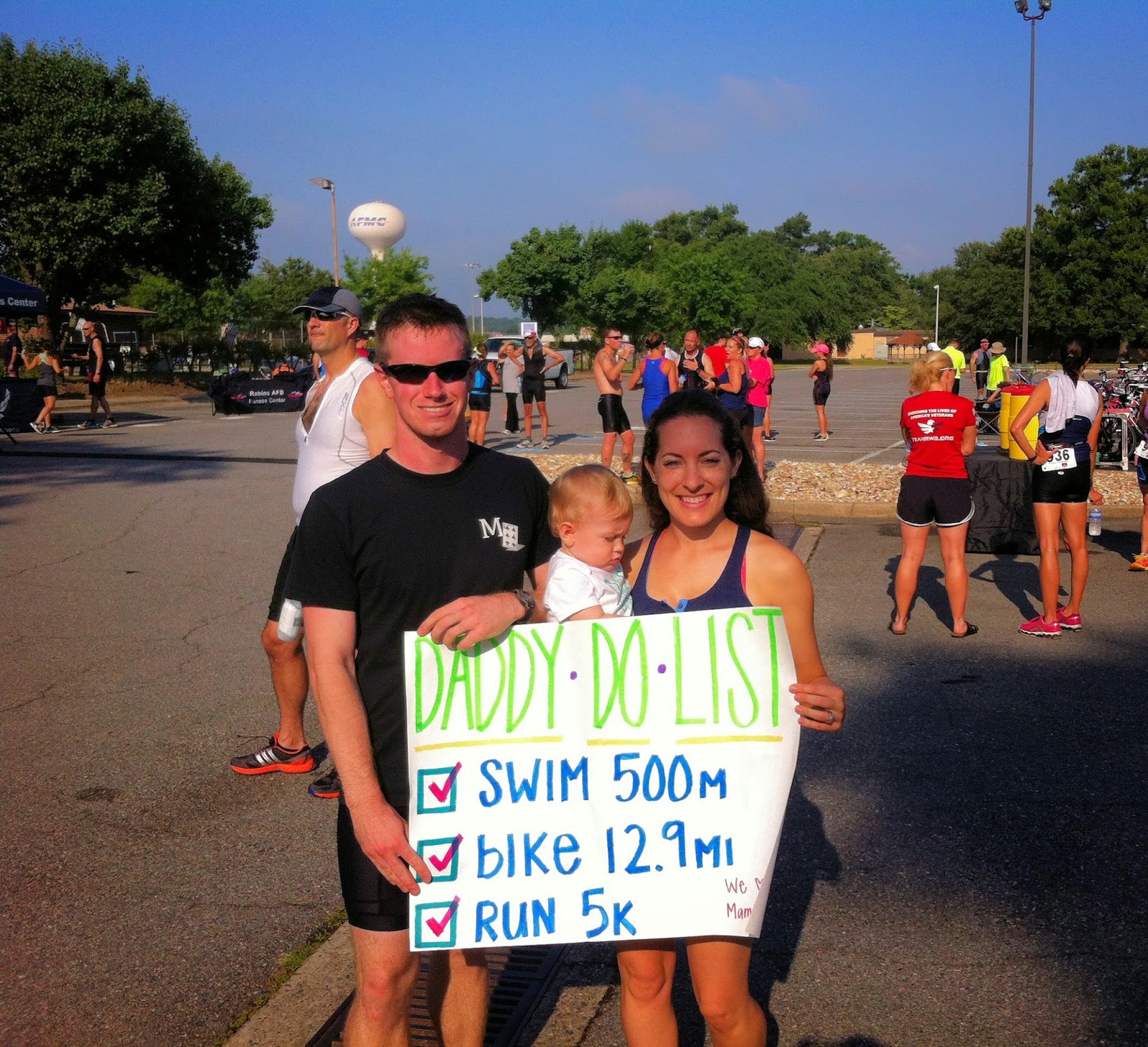 Irondad: Robins AFB Sprint Triathlon and Training While Sick