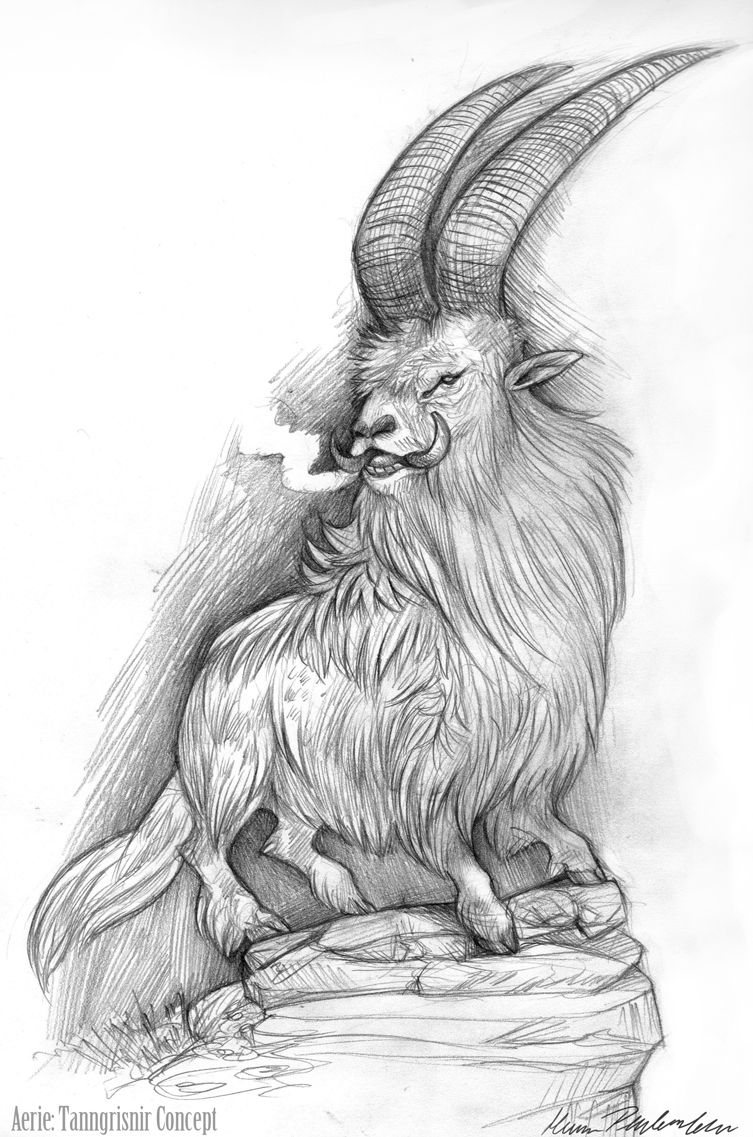 Graphite Dragons: Aerie: Tanngrisnir Goats