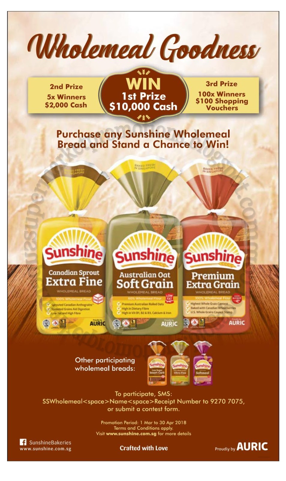 Sunshine Wholemeal Goodness 01 March - 30 April 2018 ~ Supermarket ...