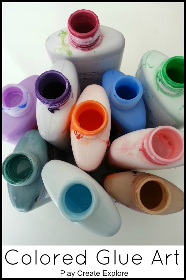 Play Create Explore: Colored Glue Art