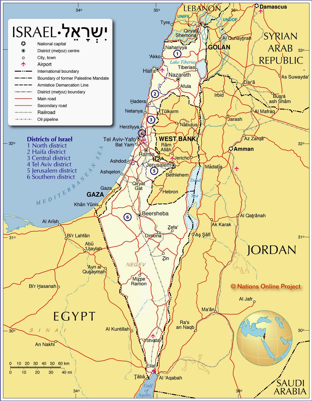 Framing Israel News: How Big is Israel? How Small is the San Francisco ...