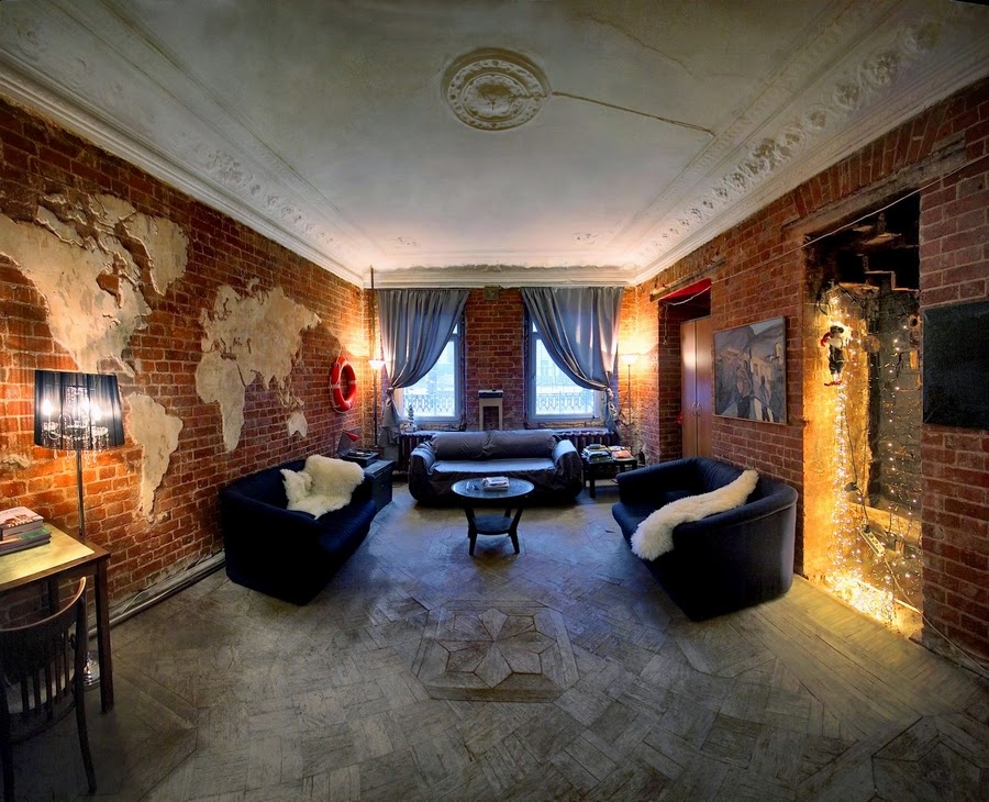 Архитектура / Интерьер / Фотография: Лофт в Сталинке