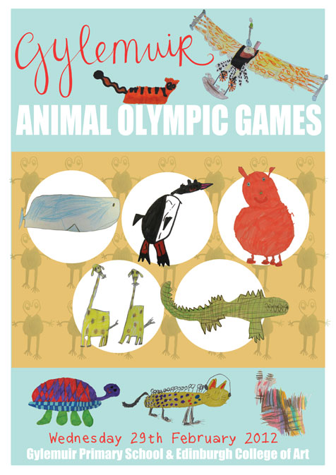 Cate James Illustration: ANIMAL OLYMPICS 2012!