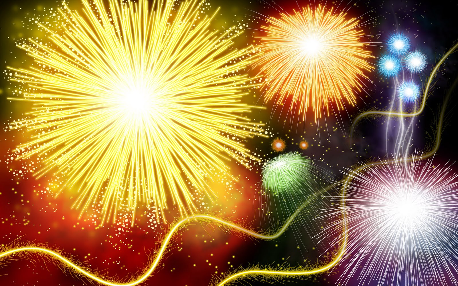 Free Image Bank: Fuegos artificiales - Fireworks by Gem@ blog