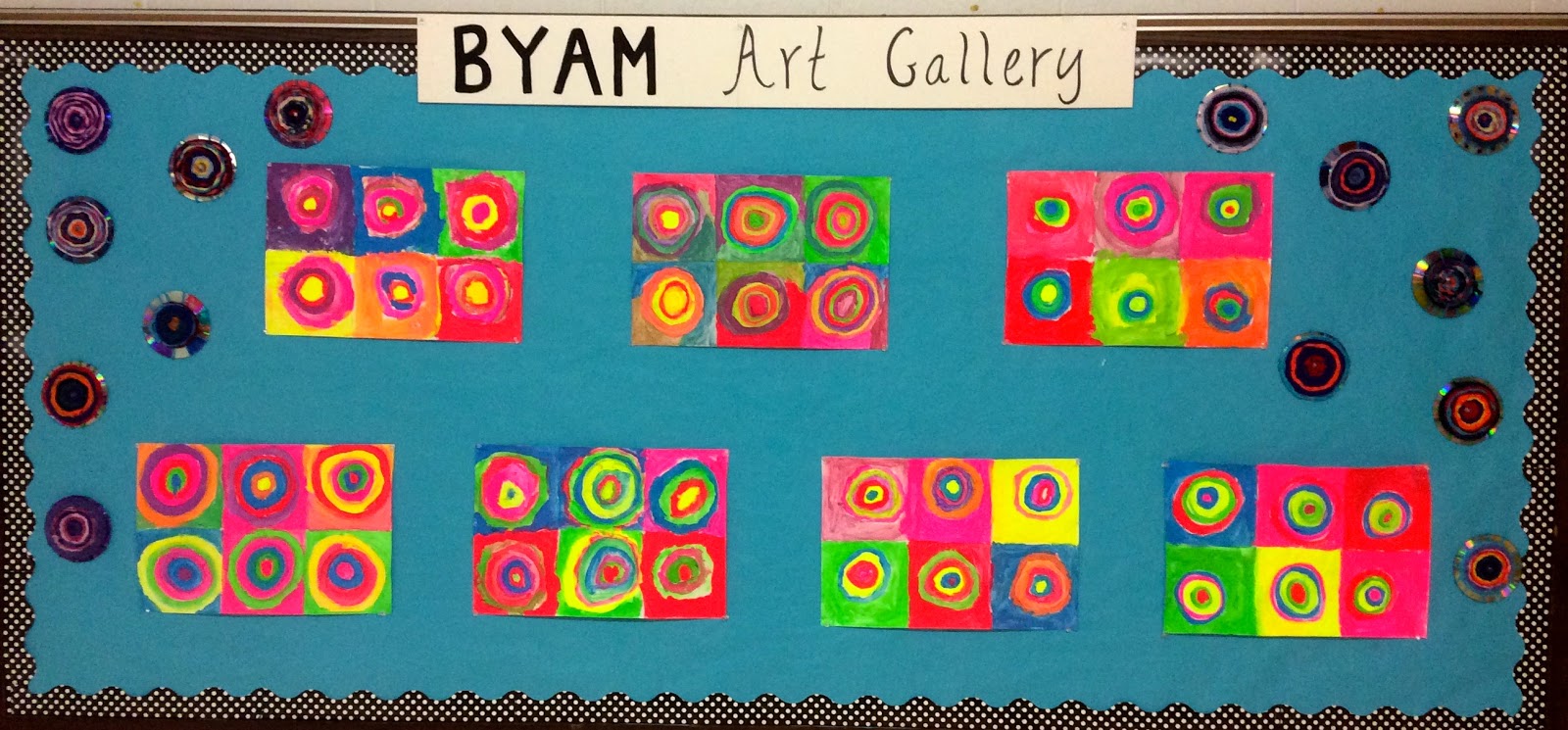 Ms. Curry's Art Room : 2nd Grade Kandinsky Circles
