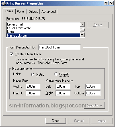 Lipi PB2 Passbook Printer Configuration And Form Settings - VSolution