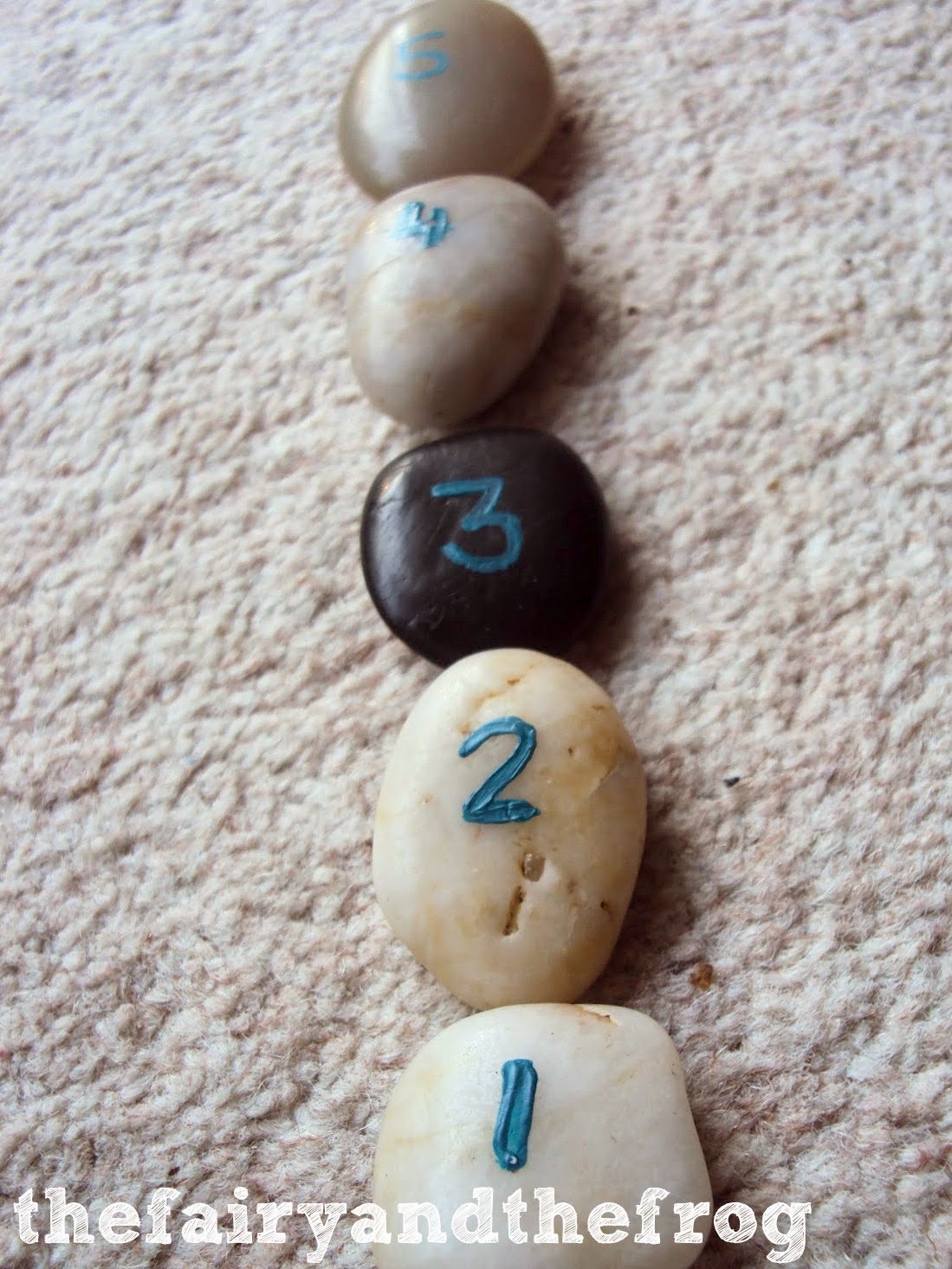 The fairy and the frog: Counting pebbles, playful numeracy