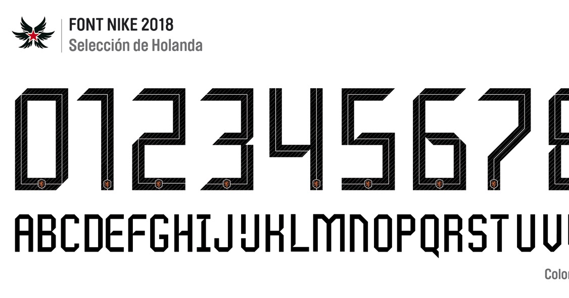 TIPOGRAFIAS Y FONTS: Font Selección Holanda / Nike 2018