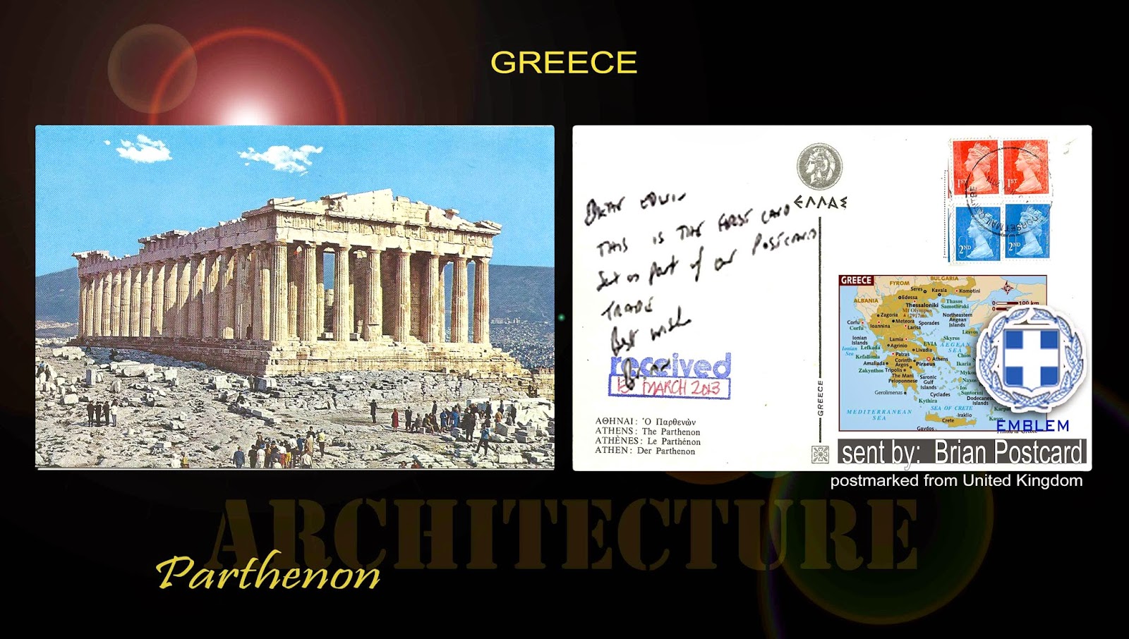 Postcards from my Mailbox: The Story of Architecture in Ancient Greece