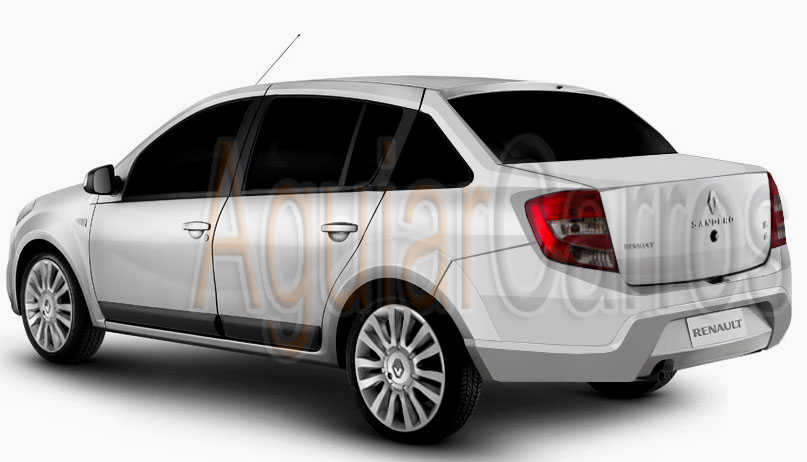 Aguiar Carros: Projeção: Novo Renault Sandero Sedan