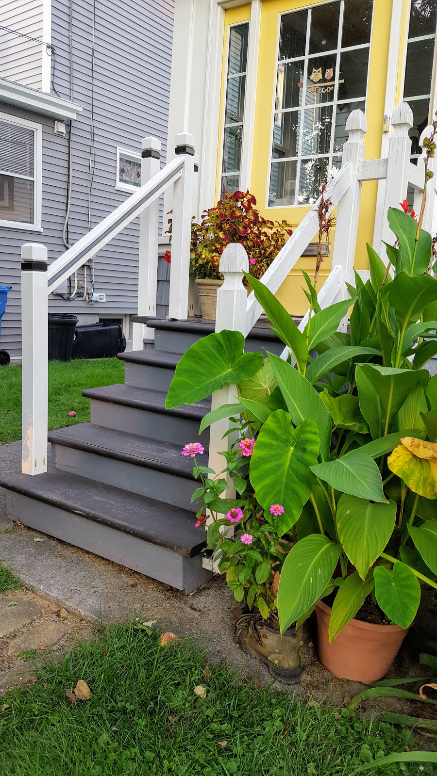 Front Stoop Railings Finished!