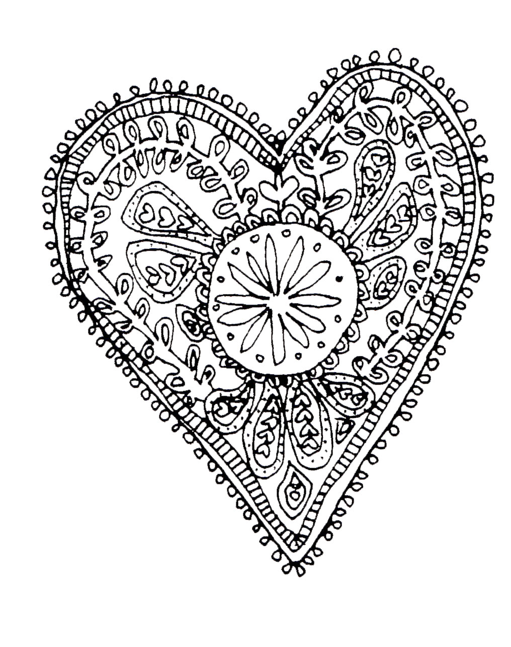 Hyde and Seek: heart paisley