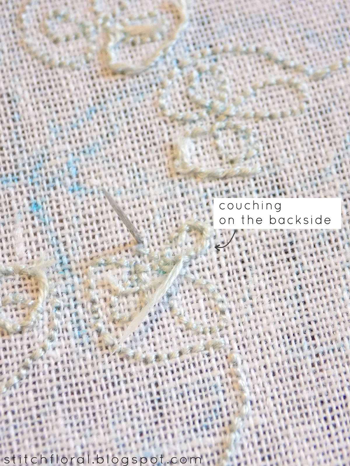 How to start thread when a knot and anchoring stitches are not an ...