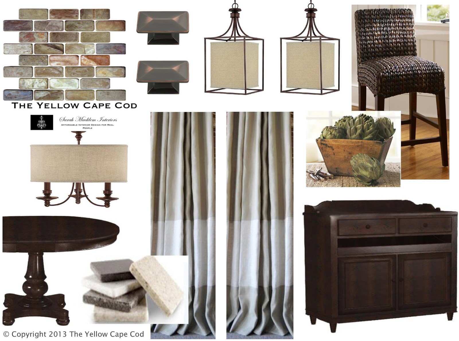 The Yellow Cape Cod: Delicious Eat In Kitchen