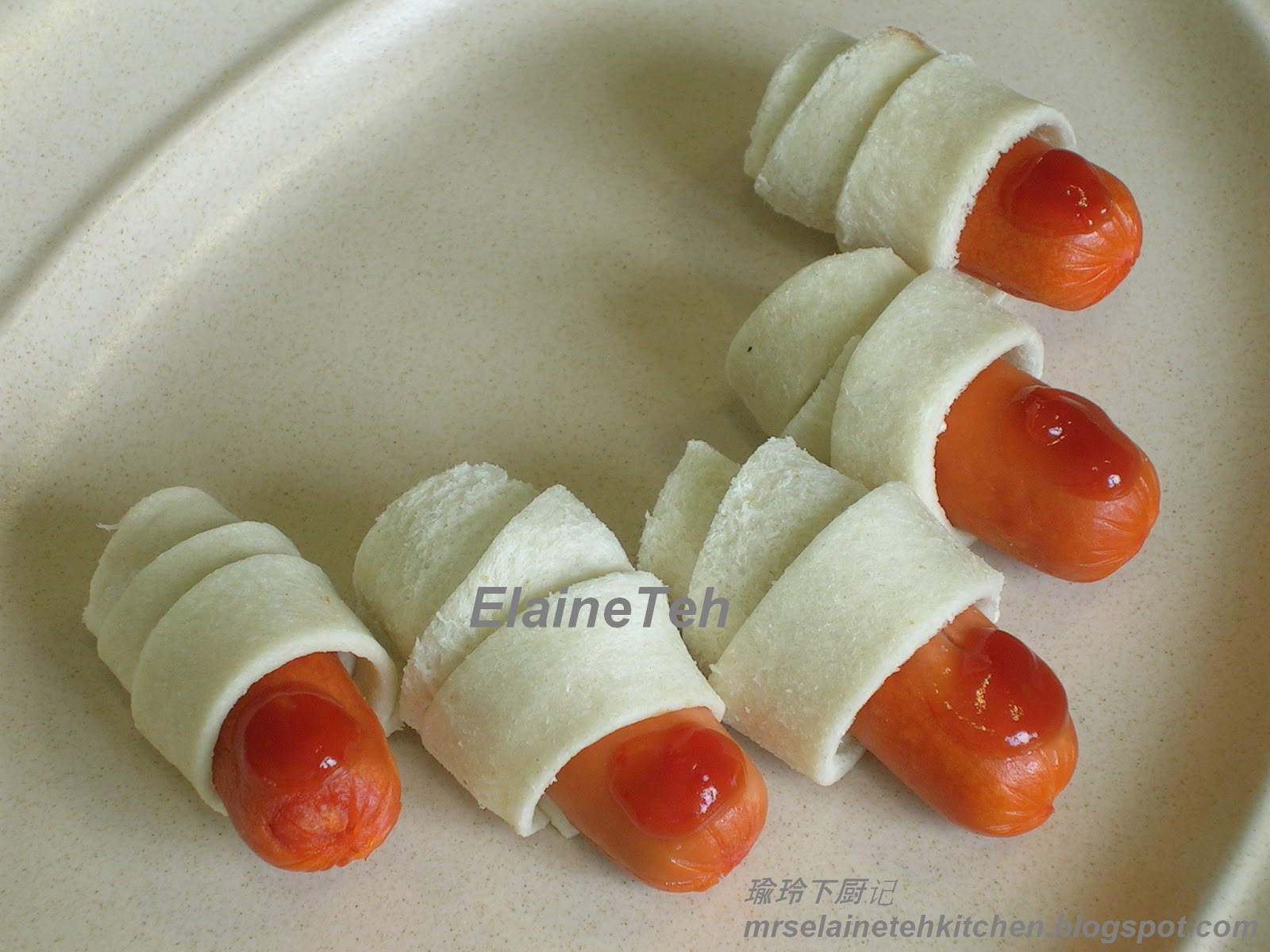 瑜玲下厨记 (Elaine Teh): Halloween万圣节~ Monster Toes 怪物的脚趾