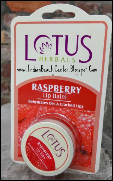 Lotus Herbals Raspberry Lip Balm Review