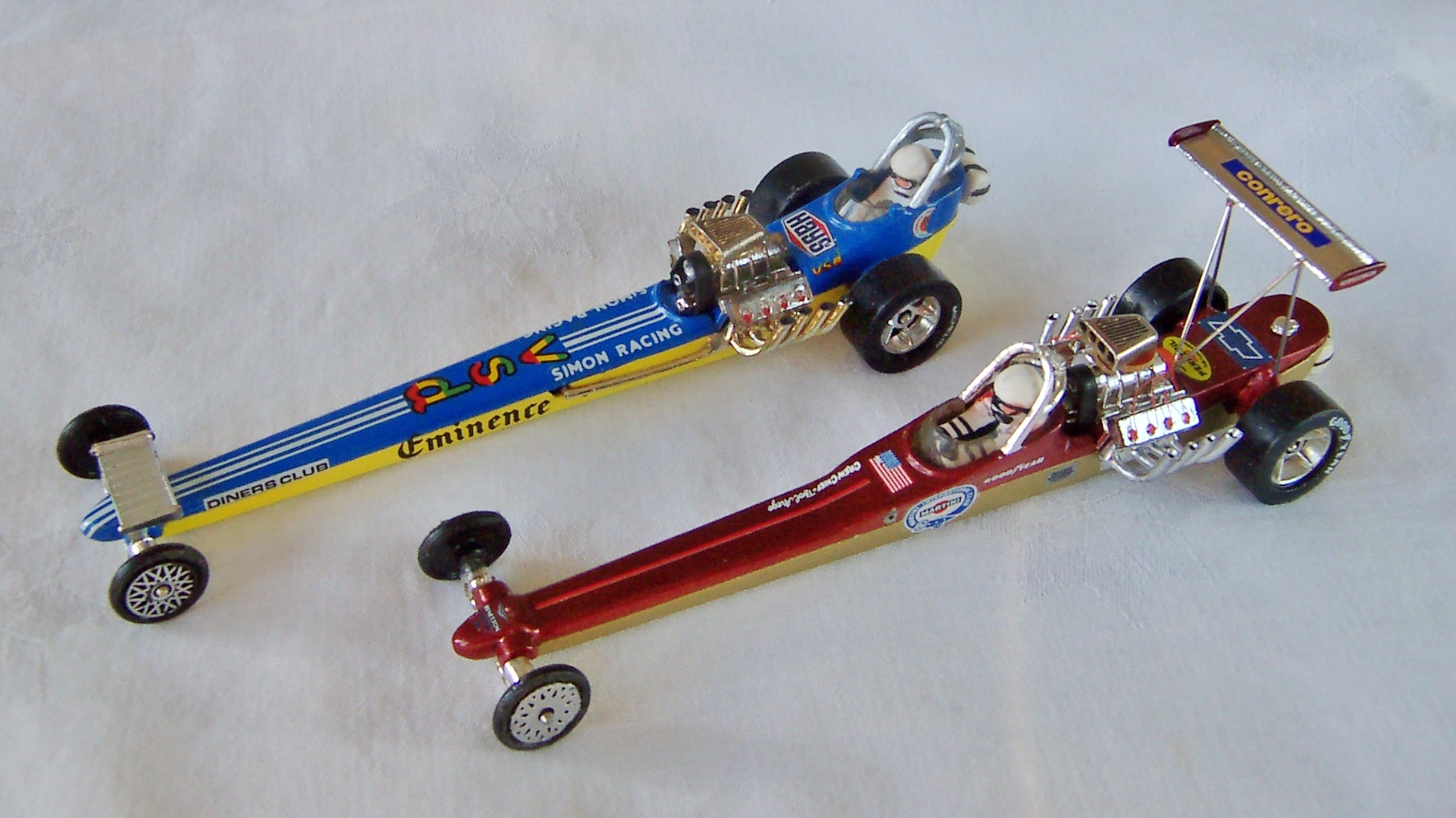 Modifications of 1:43 models: Dragsters