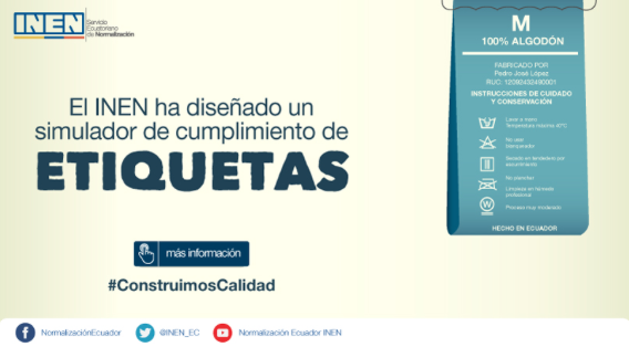 INEN Ecuador : El INEN diseña Simulador de Etiquetas