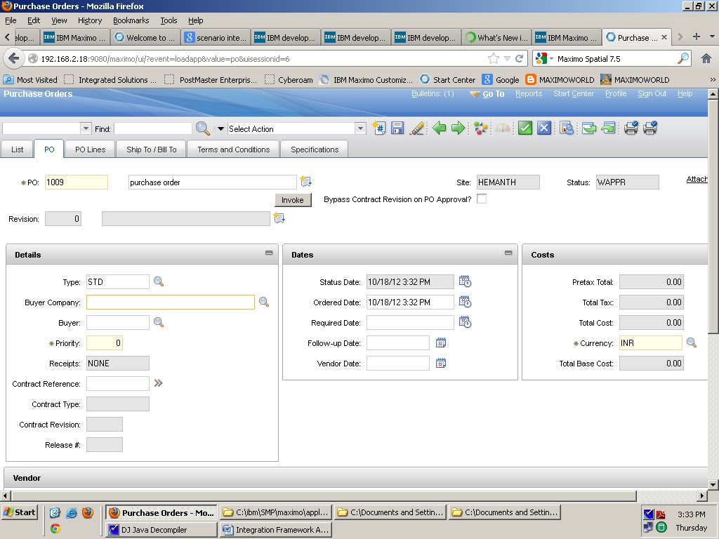 Maximo Functional And Configurations Integration Framework Application Import And Export