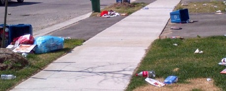 County Trash and Recycling: Wind Proof your Garbage Cans