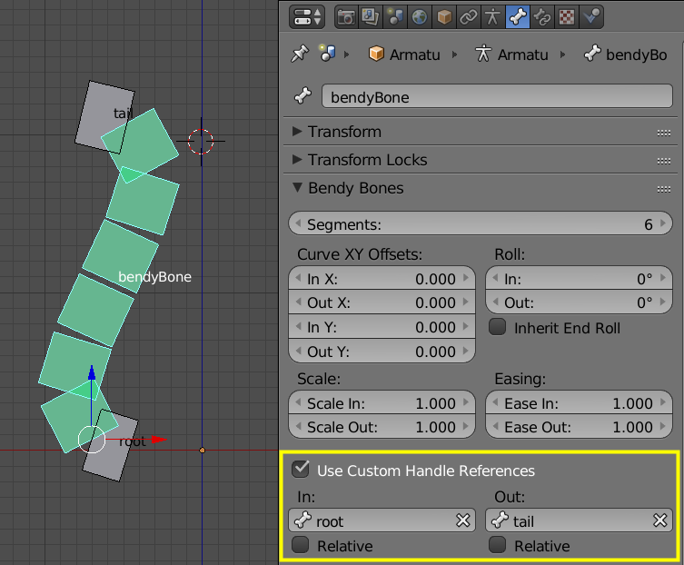 Blender 2.78 Rigging : Bendy Bones