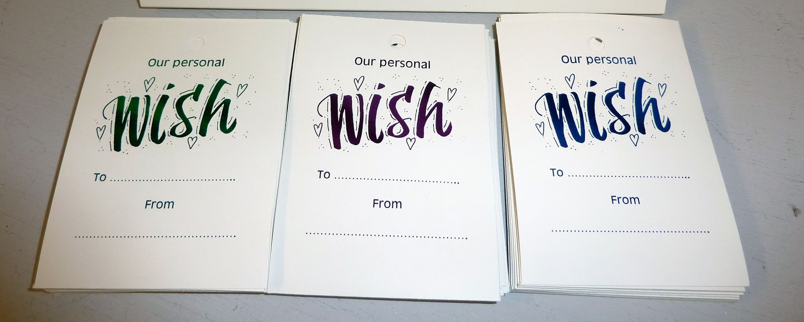 Inspired by Script: Personalised Wishing Tree Tags