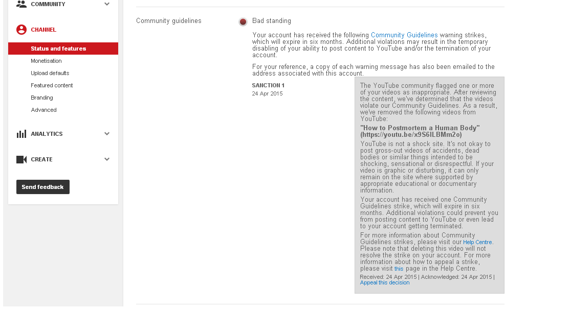 Open Appeal Against YouTube Community Strike - Part 2 | Svtuition