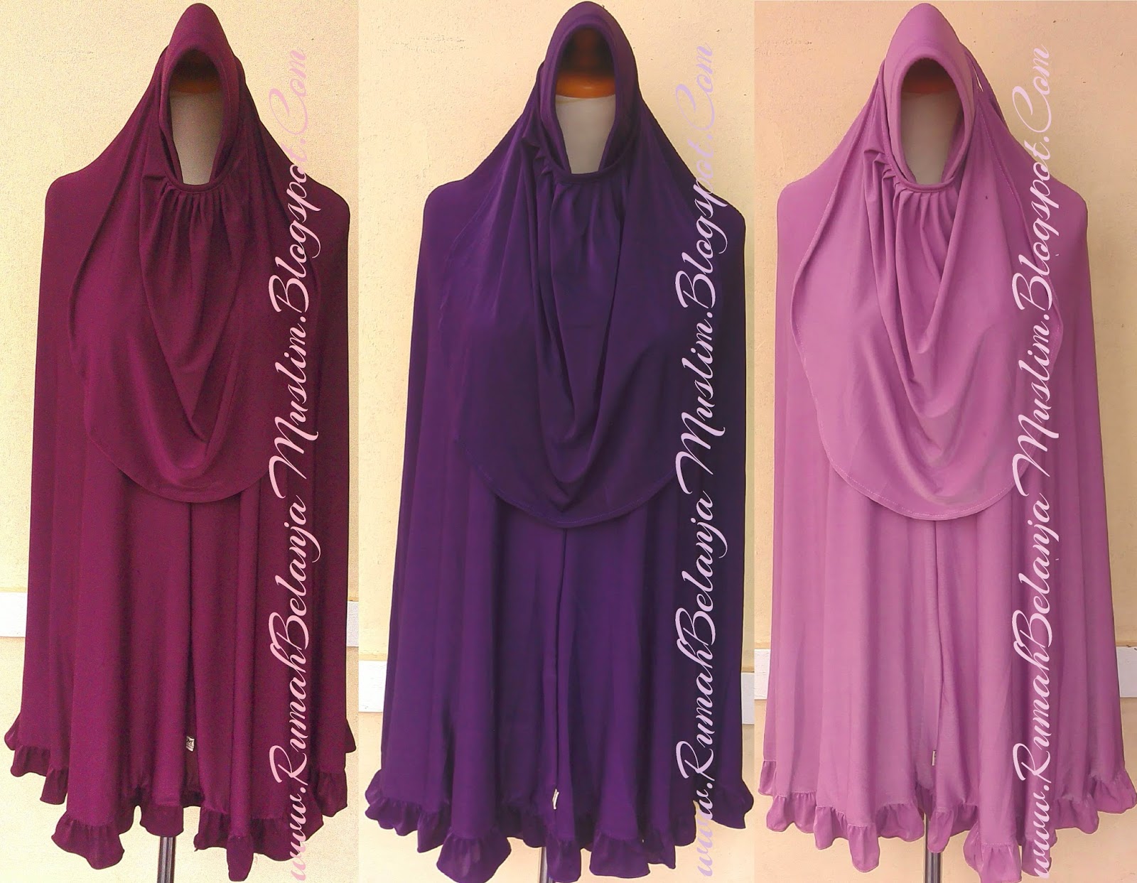 RUMAH BELANJA MUSLIM: Jilbab Cadar Syar’i Ready Stok